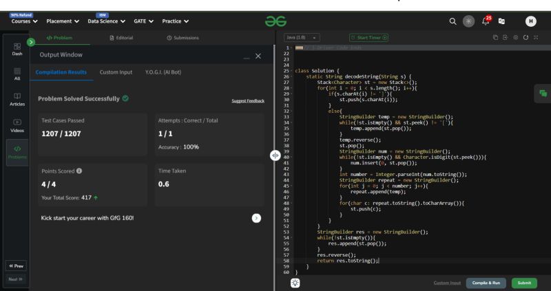 #decodestring #day107 #stack #gfg160 #geekstreak2024 #geeksforgeeks ... #decodestring #day107 #stack #gfg160 #geekstreak2024 #geeksforgeeks ...