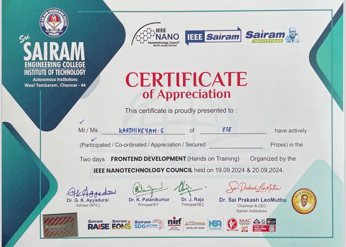 Karthikeyan S on LinkedIn: #html #css #javascript #frontenddevelopment ... Karthikeyan S on LinkedIn: #html #css #javascript #frontenddevelopment ...