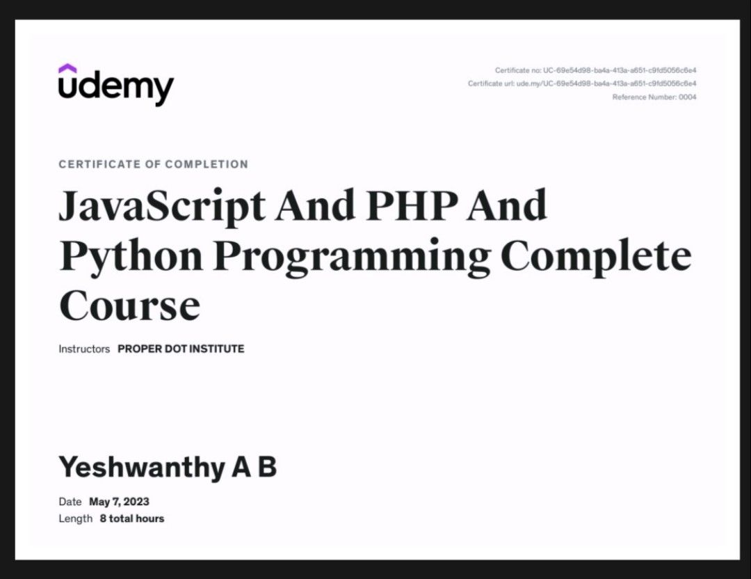 Yeshwanthy Balaji on LinkedIn: #python #programming #javascript #php Yeshwanthy Balaji on LinkedIn: #python #programming #javascript #php
