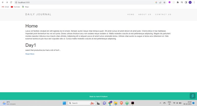 Harini Kulkarni on LinkedIn: #webdevelopment #html #css #ejs #js # ... Harini Kulkarni on LinkedIn: #webdevelopment #html #css #ejs #js # ...