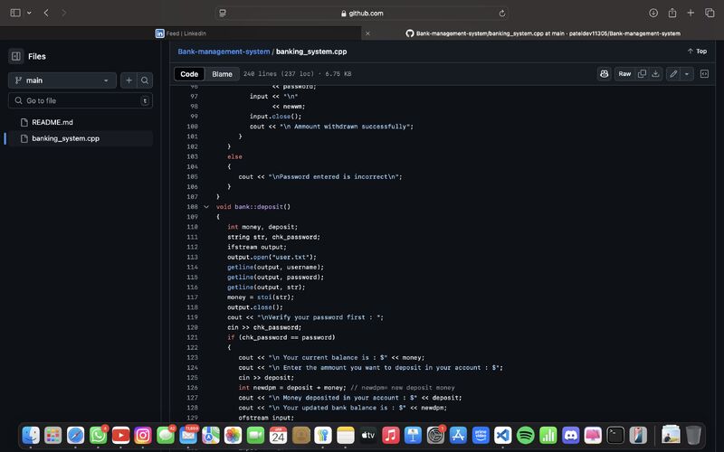 Dev Patel on LinkedIn: #cplusplus #softwaredevelopment #oop # ... Dev Patel on LinkedIn: #cplusplus #softwaredevelopment #oop # ...