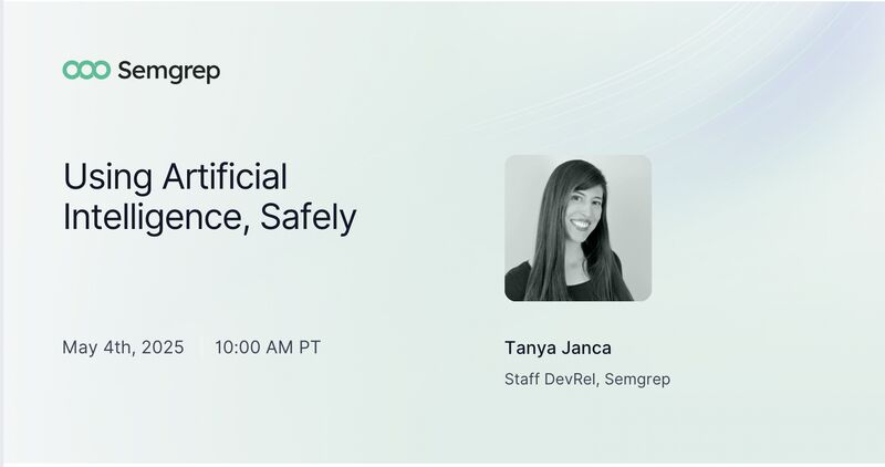 Semgrep on LinkedIn: #appsec #cybersecurity #devops #infosec #ai Semgrep on LinkedIn: #appsec #cybersecurity #devops #infosec #ai