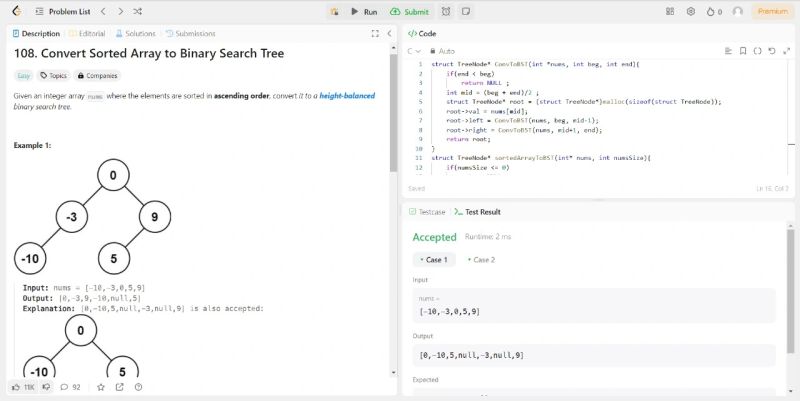 Dev Vishal on LinkedIn: Leetcode Program in C Language Program 7..! Dev Vishal on LinkedIn: Leetcode Program in C Language Program 7..!