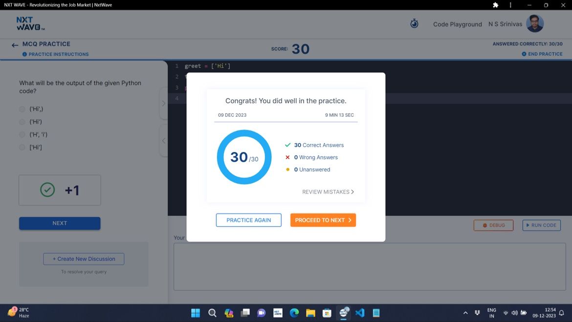 N S Srinivas Vanga on LinkedIn: #day31 #50daysofcodechallenge #python # ... N S Srinivas Vanga on LinkedIn: #day31 #50daysofcodechallenge #python # ...