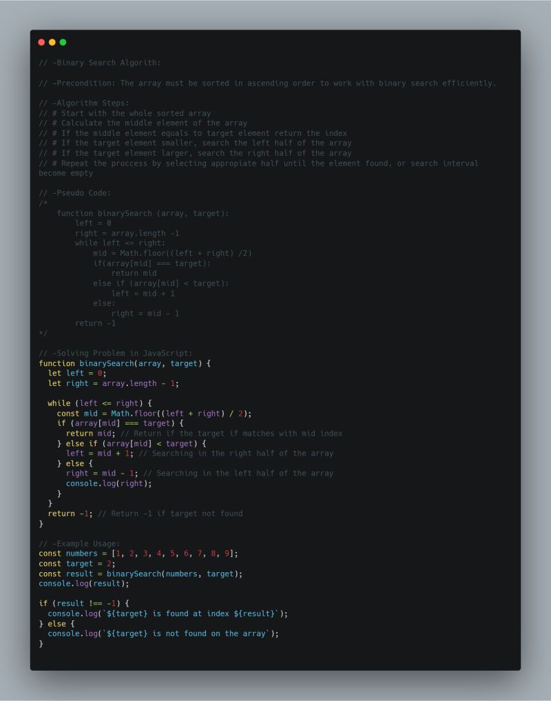 Day 002 of #100DaysOfProblemSolving Challenge: Binary Search | Md ... Day 002 of #100DaysOfProblemSolving Challenge: Binary Search | Md ...