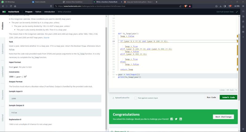 Ragul K on LinkedIn: #100daysofcode #python Ragul K on LinkedIn: #100daysofcode #python