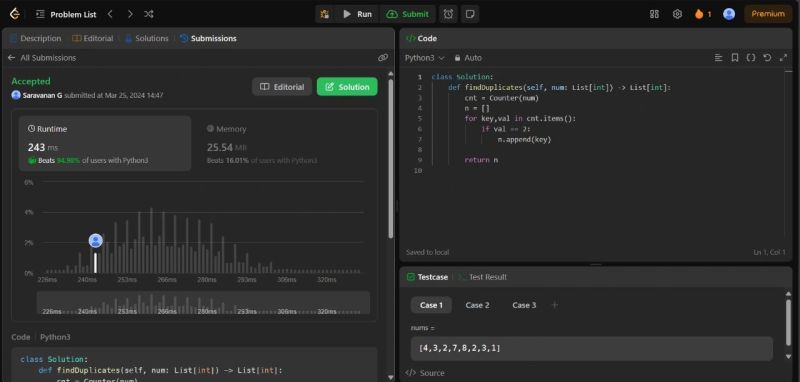 Day 55 of #100DaysOfCode: Duplicate Elements | Saravanan G posted on ... Day 55 of #100DaysOfCode: Duplicate Elements | Saravanan G posted on ...