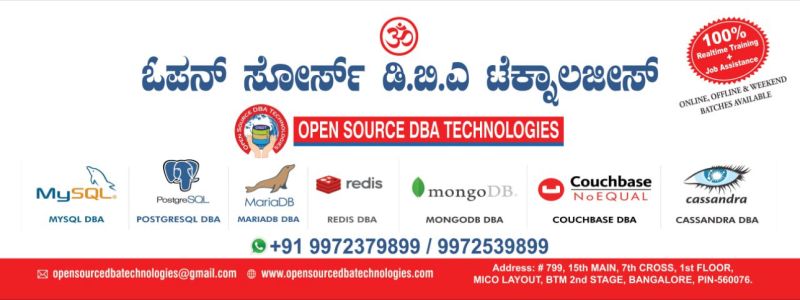 V.N Raja Reddy on LinkedIn: Open source dba technologies, offline ... V.N Raja Reddy on LinkedIn: Open source dba technologies, offline ...