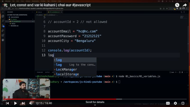 Manish Kadam on LinkedIn: #javascript #codingjourney #chaiaurcode # ... Manish Kadam on LinkedIn: #javascript #codingjourney #chaiaurcode # ...