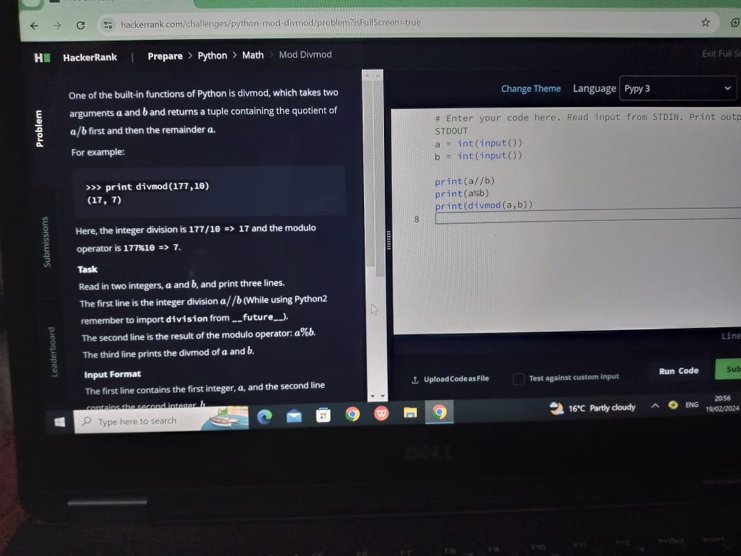 Vishakha Sharma on LinkedIn: #100daysofcode #hackerrank #python ... Vishakha Sharma on LinkedIn: #100daysofcode #hackerrank #python ...