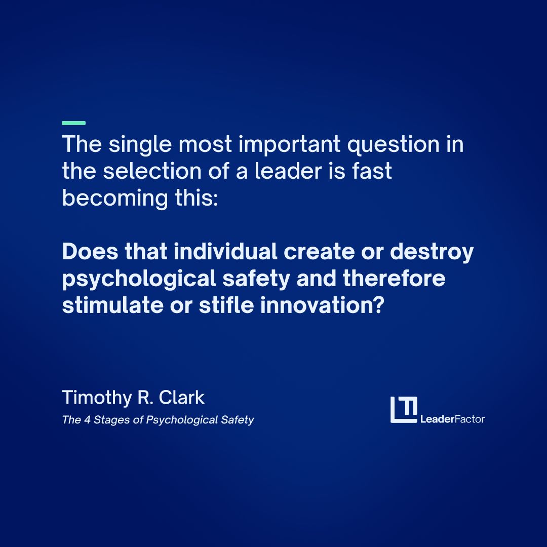 Timothy R. Clark on LinkedIn: #psychologicalsafety #innovation # ... Timothy R. Clark on LinkedIn: #psychologicalsafety #innovation # ...