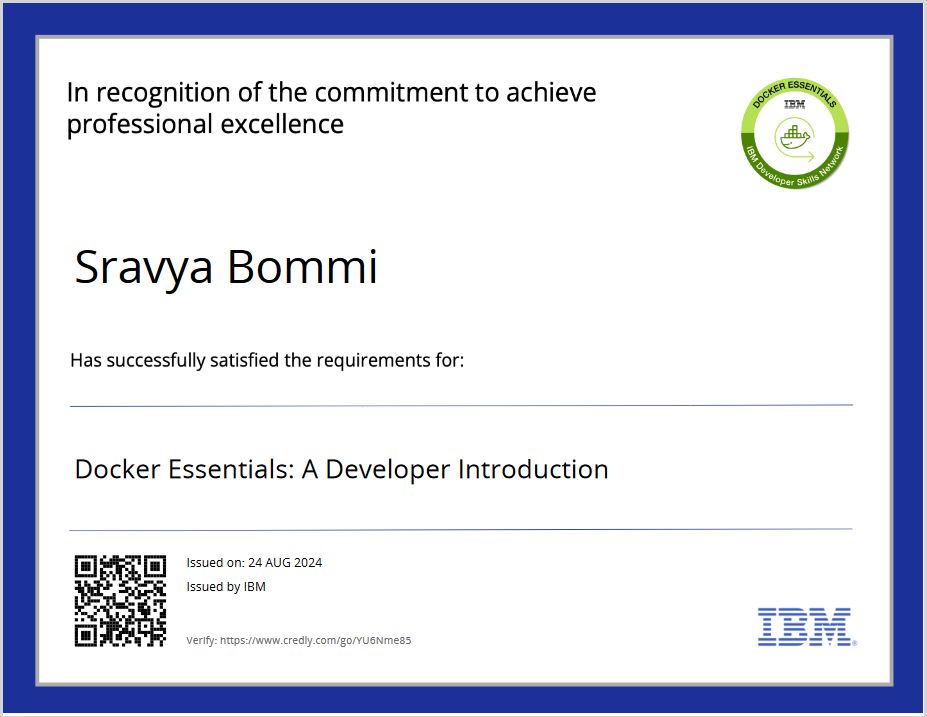 Sravya Bommi on LinkedIn: #docker #containerization #cloudcomputing # ... Sravya Bommi on LinkedIn: #docker #containerization #cloudcomputing # ...