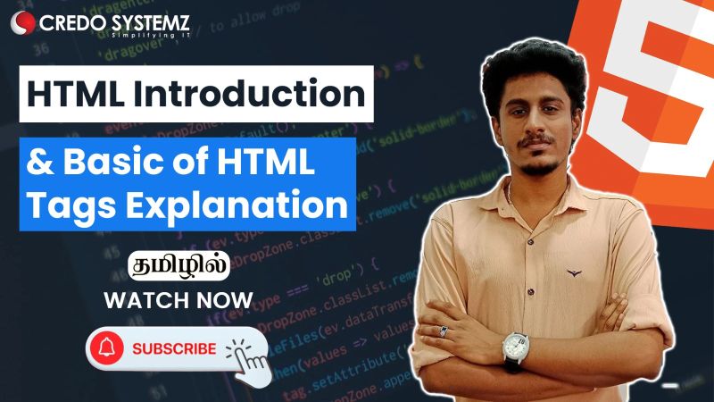Sridhar Raj P on LinkedIn: HTML Introduction & Basic of HTML Tags ... Sridhar Raj P on LinkedIn: HTML Introduction & Basic of HTML Tags ...