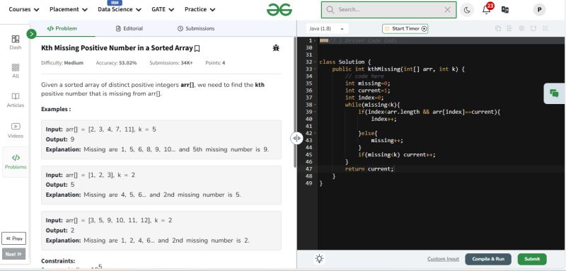 #gfg160 #gfg160series #geeksforgeeks #day35 #codingchallenge… | Parthvi ... #gfg160 #gfg160series #geeksforgeeks #day35 #codingchallenge… | Parthvi ...