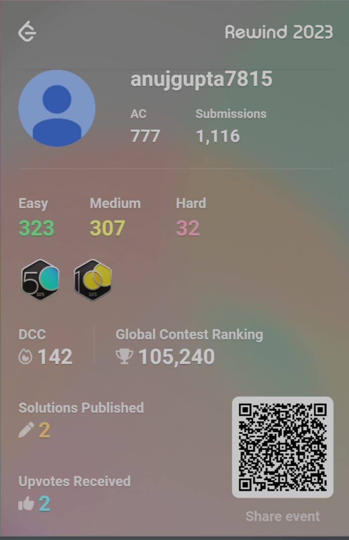 Anuj Gupta on LinkedIn: #leetcode #codingjourney #dsa #coding # ... Anuj Gupta on LinkedIn: #leetcode #codingjourney #dsa #coding # ...