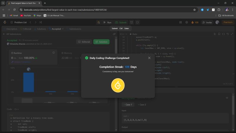 HIMANSHU KHAROLA on LinkedIn: #leetcode #binarytree #arrays #dsa HIMANSHU KHAROLA on LinkedIn: #leetcode #binarytree #arrays #dsa