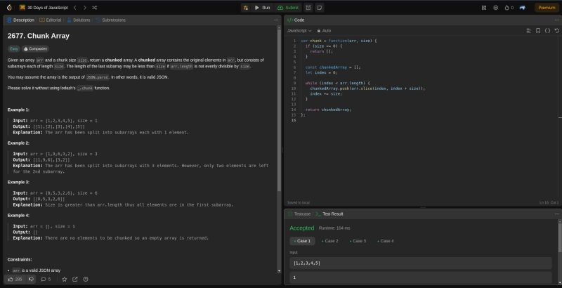 #30daysofjavascript #leetcode #problemsolving #javascript | Malyaj Singh #30daysofjavascript #leetcode #problemsolving #javascript | Malyaj Singh