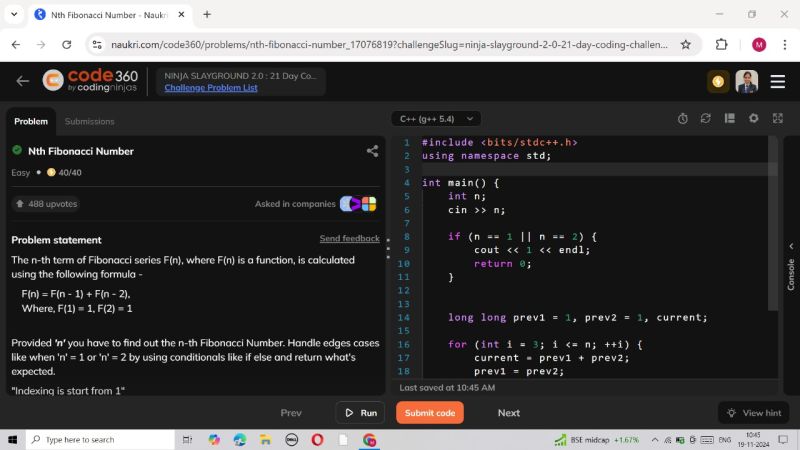 Megha Namdeo on LinkedIn: #codingchallenge #cpp #dsa #programming # ... Megha Namdeo on LinkedIn: #codingchallenge #cpp #dsa #programming # ...