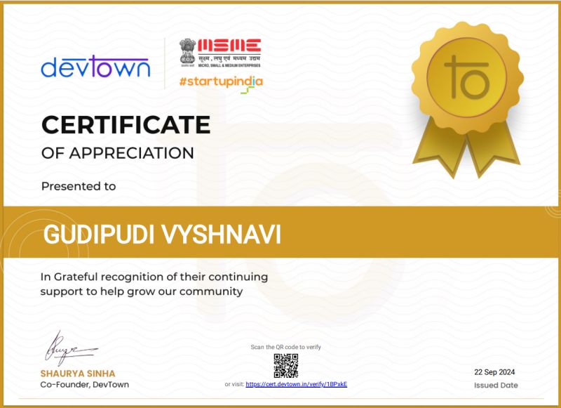 vyshnavi gudipudi on LinkedIn: #devtown #bootcamp #javascript #reactjs ... vyshnavi gudipudi on LinkedIn: #devtown #bootcamp #javascript #reactjs ...