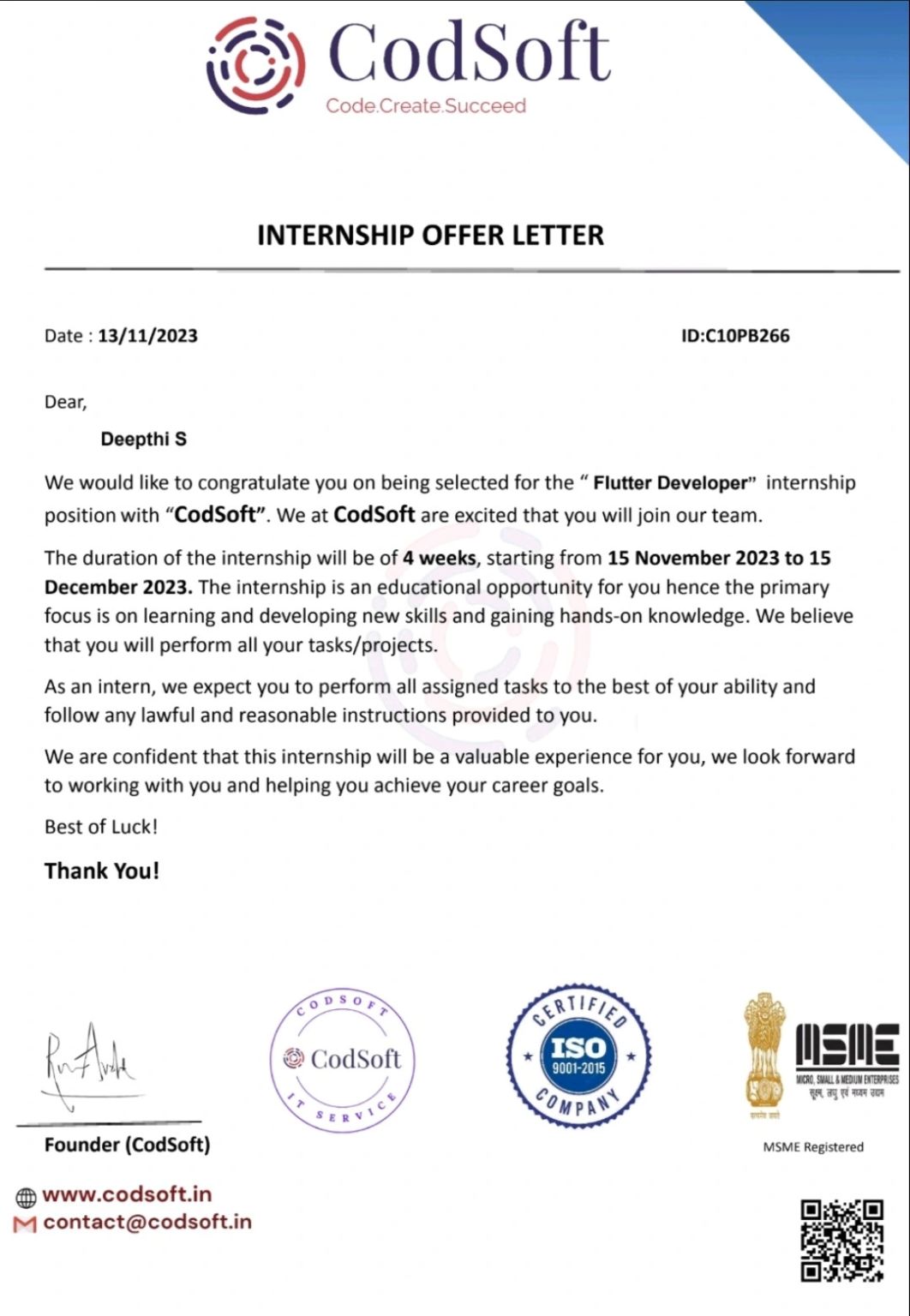 #codsoft | Deepthi S #codsoft | Deepthi S