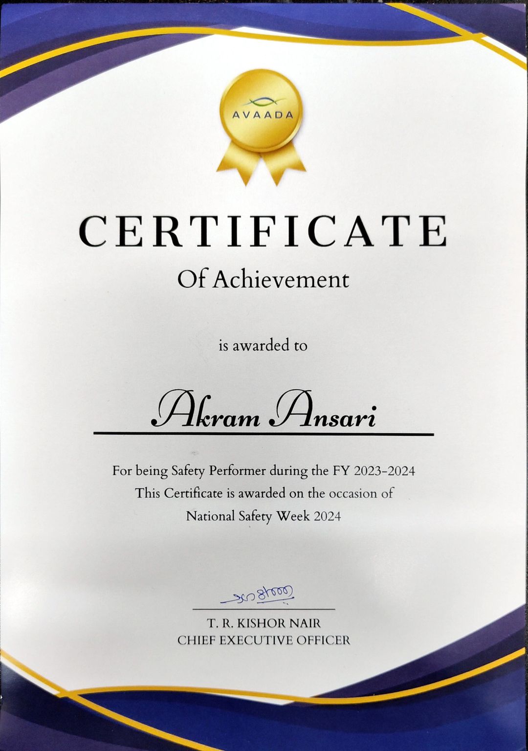 Akram Ansari on LinkedIn: One more milestone in the belt .. received ... Akram Ansari on LinkedIn: One more milestone in the belt .. received ...