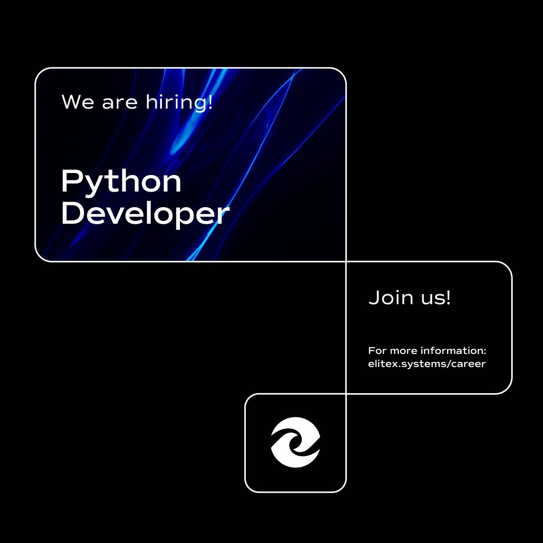 ELITEX on LinkedIn: #saas #python #pythonjobs #pythondeveloper # ... ELITEX on LinkedIn: #saas #python #pythonjobs #pythondeveloper # ...