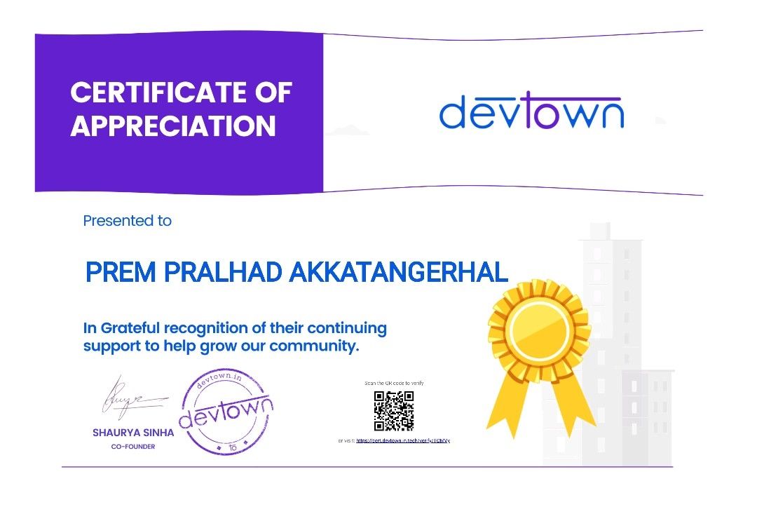PREM AKKATANGERHAL on LinkedIn: #devtown #webdevelopment #javascript # ... PREM AKKATANGERHAL on LinkedIn: #devtown #webdevelopment #javascript # ...