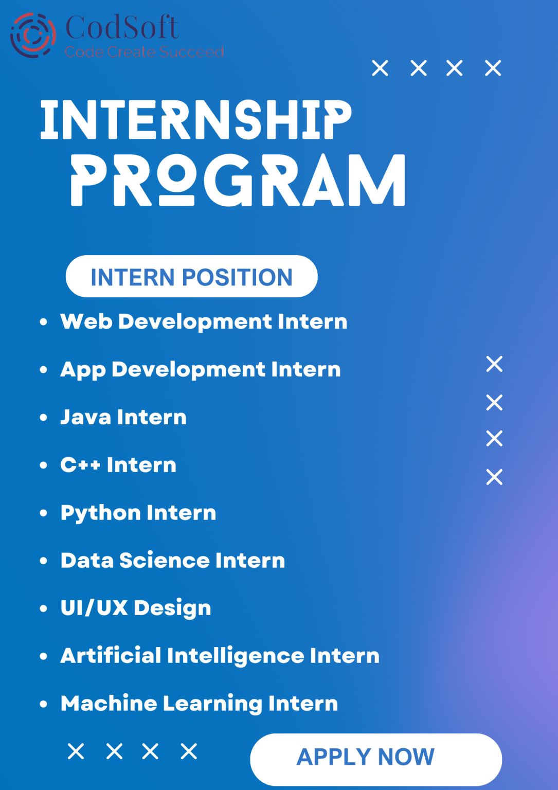 CodSoft on LinkedIn: #codsoft #codsoftinternship #ai #team #work # ... CodSoft on LinkedIn: #codsoft #codsoftinternship #ai #team #work # ...