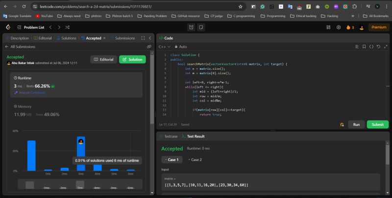 Abu Bakar Istiak on LinkedIn: #leetcode #binarysearch Abu Bakar Istiak on LinkedIn: #leetcode #binarysearch