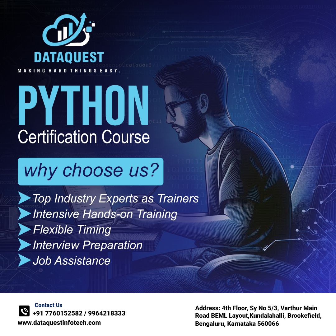 Dataquest Infotech on LinkedIn: #python #pythonprogramming # ... Dataquest Infotech on LinkedIn: #python #pythonprogramming # ...