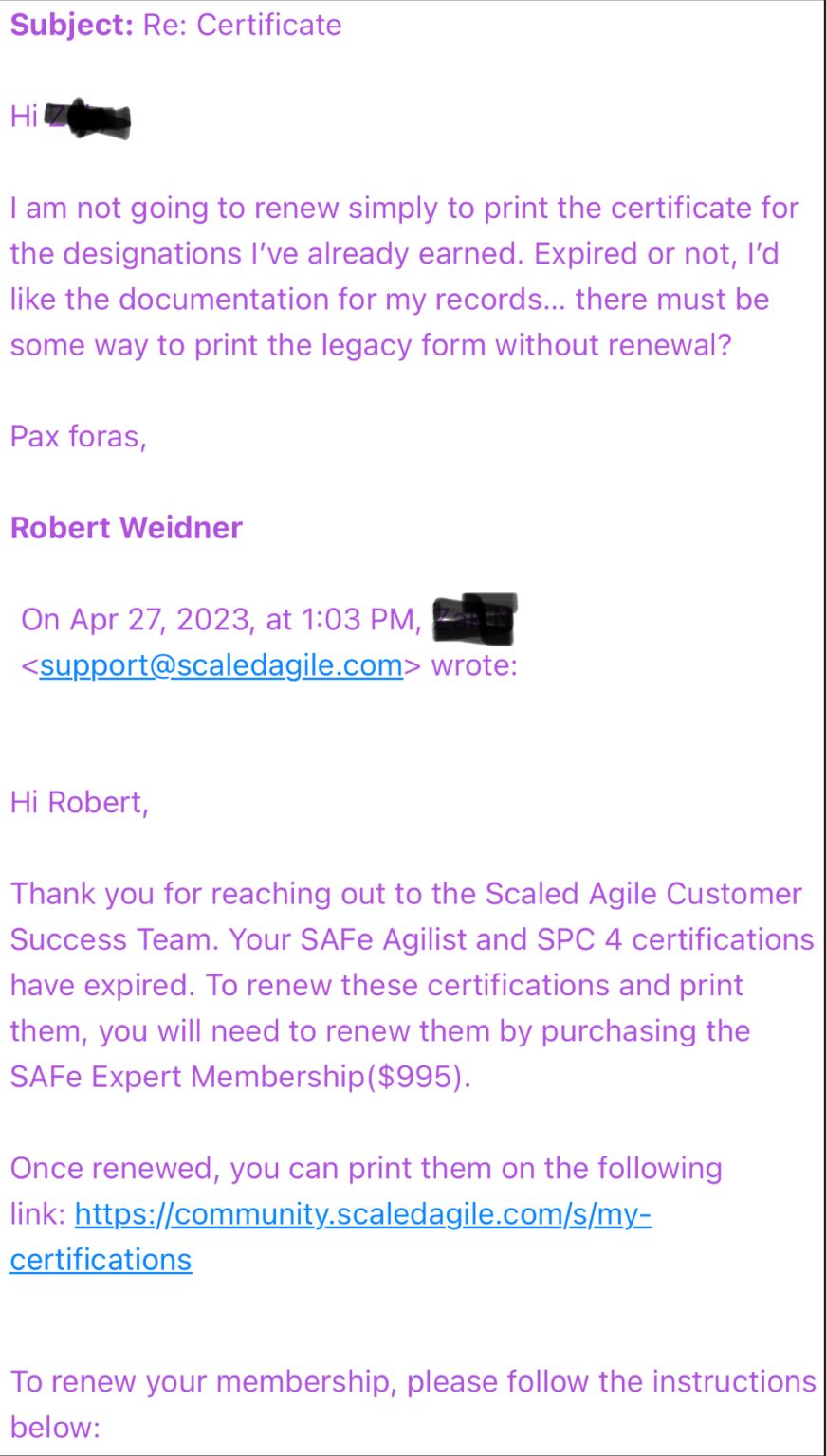 Bill Asch on LinkedIn: S_Fe won't validate old certs unless you renew ... Bill Asch on LinkedIn: S_Fe won't validate old certs unless you renew ...