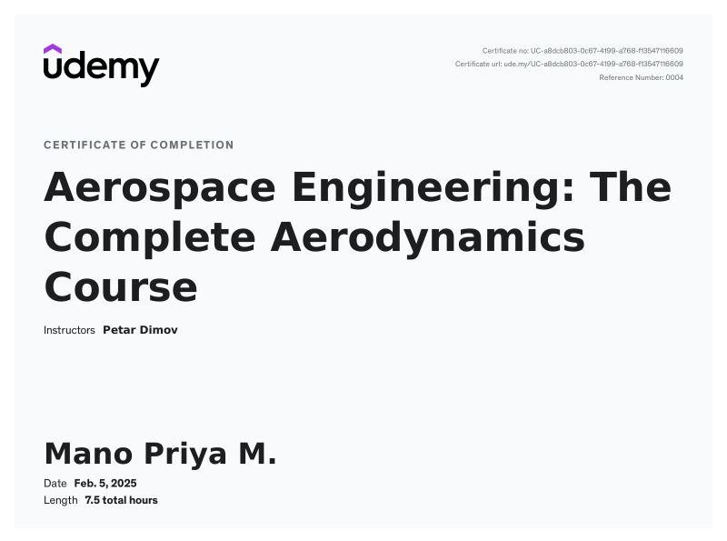 #udemy #aerodynamics #onlinecourse #aerospace | MANO PRIYA #udemy #aerodynamics #onlinecourse #aerospace | MANO PRIYA