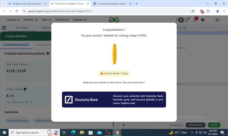 Swayam Raj on LinkedIn: #geekstreak2024 #deutschebank Swayam Raj on LinkedIn: #geekstreak2024 #deutschebank