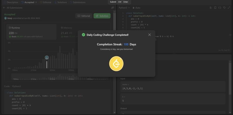 Balaji S on LinkedIn: #leetcode #100daychallenge #coding #dsa # ... Balaji S on LinkedIn: #leetcode #100daychallenge #coding #dsa # ...