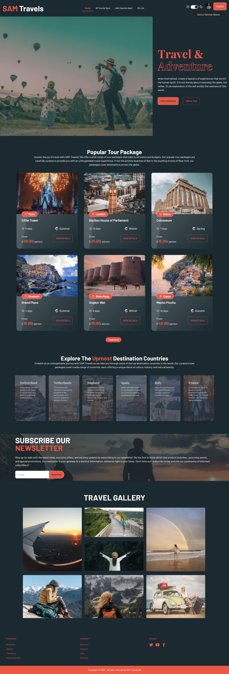 Samiur Rahman Wasi on LinkedIn: My new Collaborative Tourist Spot ... Samiur Rahman Wasi on LinkedIn: My new Collaborative Tourist Spot ...