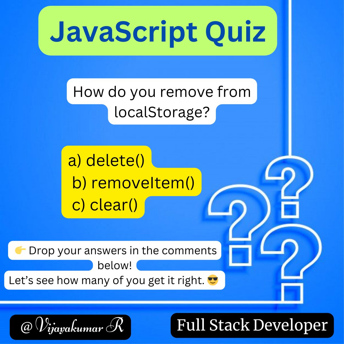 #javascript #fullstackdevelopment #codingquiz #webdevelopment ... #javascript #fullstackdevelopment #codingquiz #webdevelopment ...