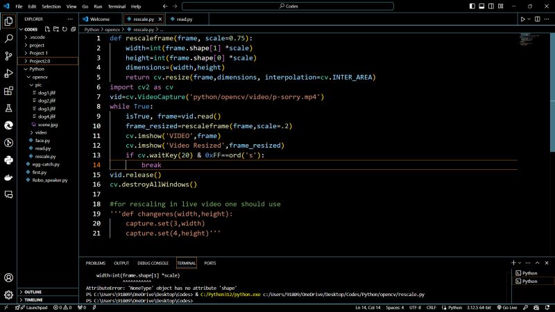 Jatin Verma on LinkedIn: #python #opencv #learning #frames Jatin Verma on LinkedIn: #python #opencv #learning #frames
