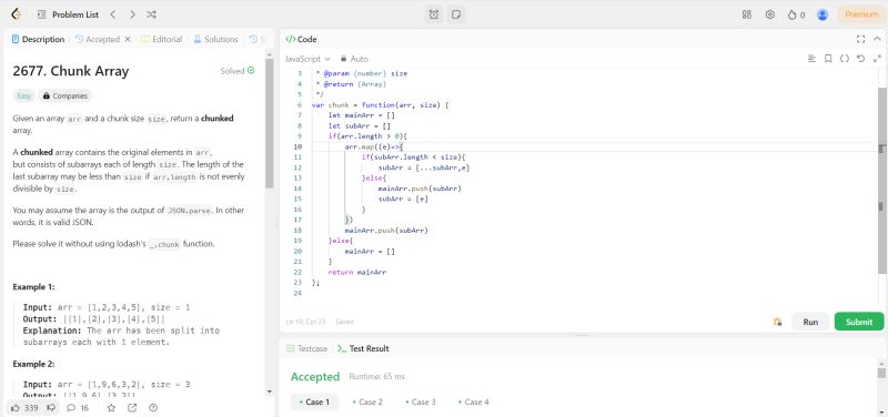krishna Teja on LinkedIn: #leetcode #arrays #javascript krishna Teja on LinkedIn: #leetcode #arrays #javascript