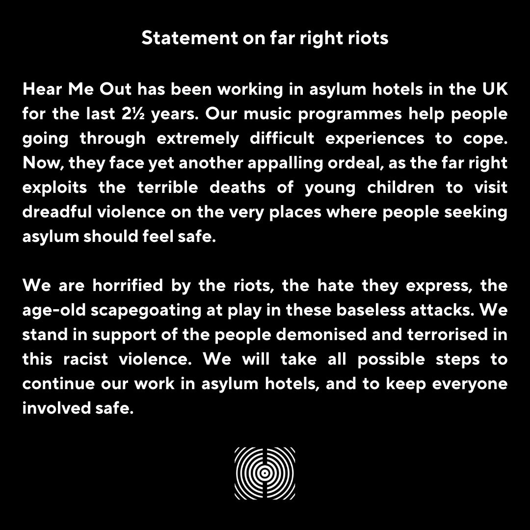 Hear Me Out Music on LinkedIn: Statement from Hear Me Out Hear Me Out Music on LinkedIn: Statement from Hear Me Out