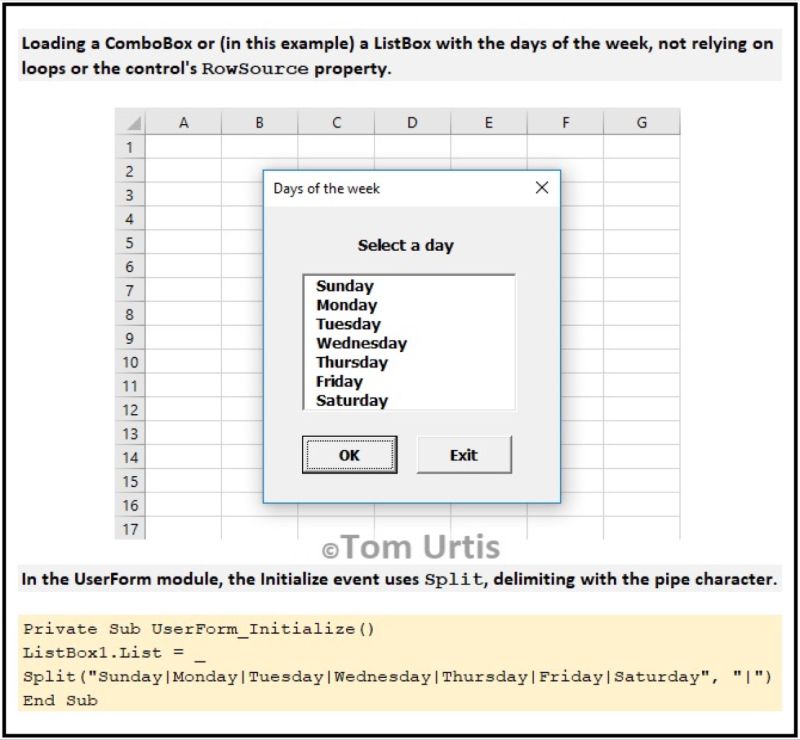 Tom Urtis on LinkedIn: Populating a ComboBox or ListBox with the 7 ... Tom Urtis on LinkedIn: Populating a ComboBox or ListBox with the 7 ...