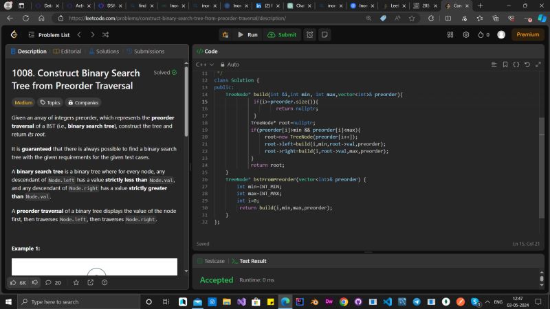 How to construct binary search tree from preorder | Akshat kumar posted ... How to construct binary search tree from preorder | Akshat kumar posted ...