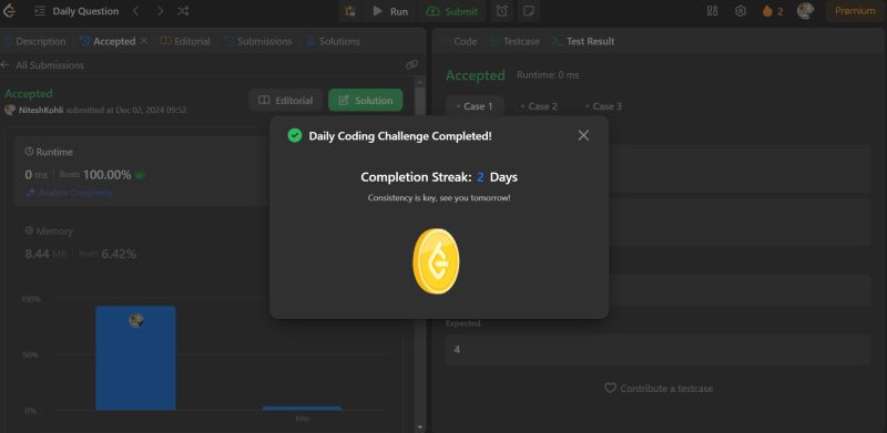 Nitesh Kohli on LinkedIn: #dsa #leetcode #codinggoals # ... Nitesh Kohli on LinkedIn: #dsa #leetcode #codinggoals # ...