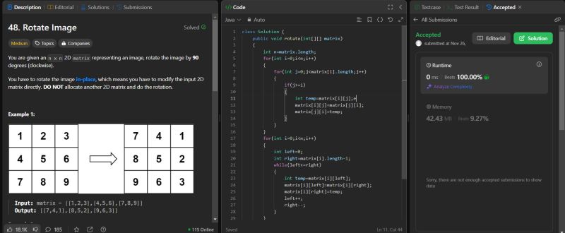 Vishwa S on LinkedIn: #100daysofcode #leetcode Vishwa S on LinkedIn: #100daysofcode #leetcode