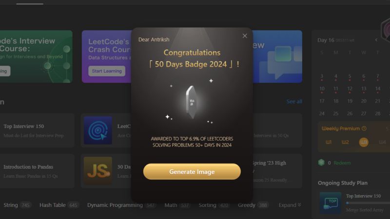 #codingjourney #leetcode #dsa #problemsolving #keeplearning… | Antriksh ... #codingjourney #leetcode #dsa #problemsolving #keeplearning… | Antriksh ...