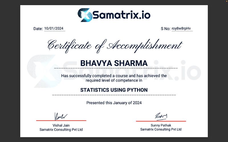 bhavya sharma on LinkedIn: I’m happy to share that I’ve obtained a new ... bhavya sharma on LinkedIn: I’m happy to share that I’ve obtained a new ...