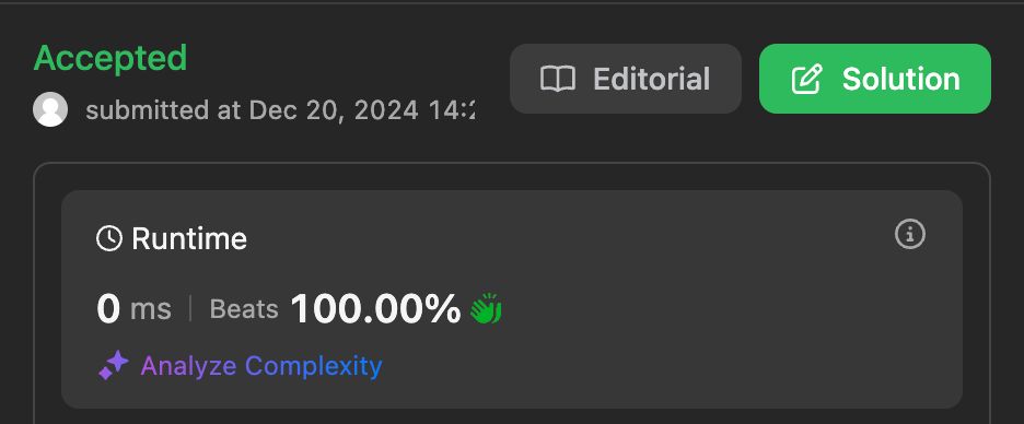 Tapos Datta on LinkedIn: #problemsolving #leetcode #algorithms #efficiency Tapos Datta on LinkedIn: #problemsolving #leetcode #algorithms #efficiency