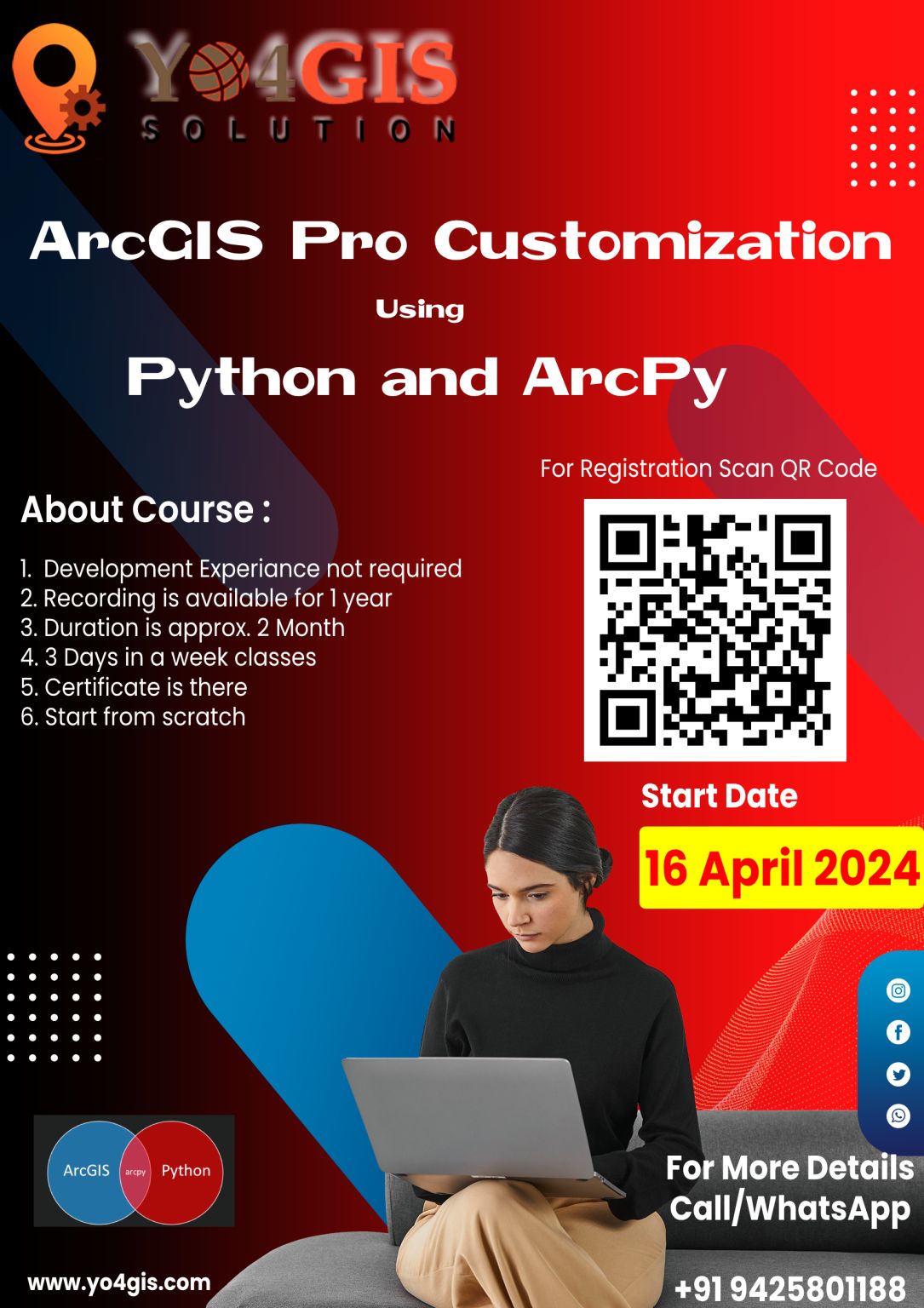 Yo4GIS GeoSpatial Specialist on LinkedIn: Registration : ArcGIS Pro ... Yo4GIS GeoSpatial Specialist on LinkedIn: Registration : ArcGIS Pro ...