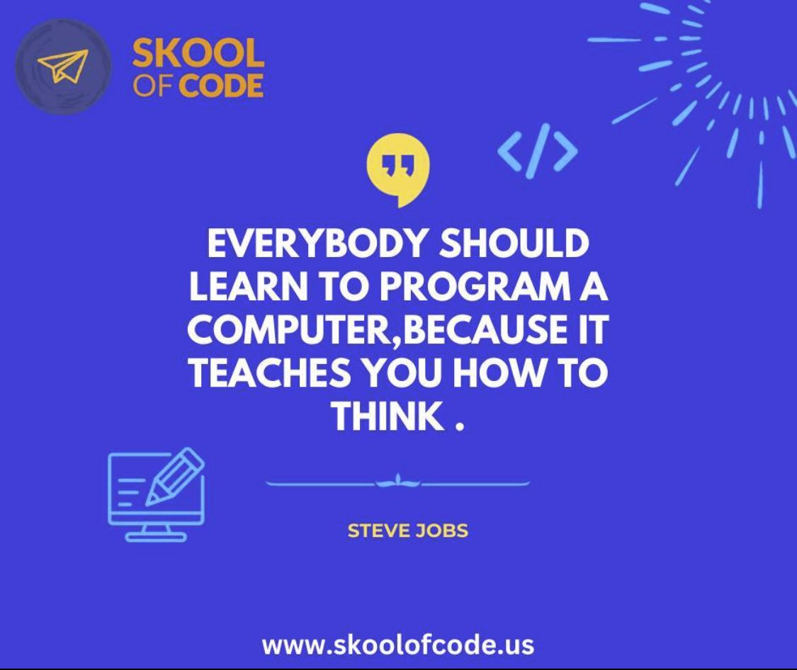 SkoolOfCode on LinkedIn: #skoolofcode #codingforkids #learntothink SkoolOfCode on LinkedIn: #skoolofcode #codingforkids #learntothink