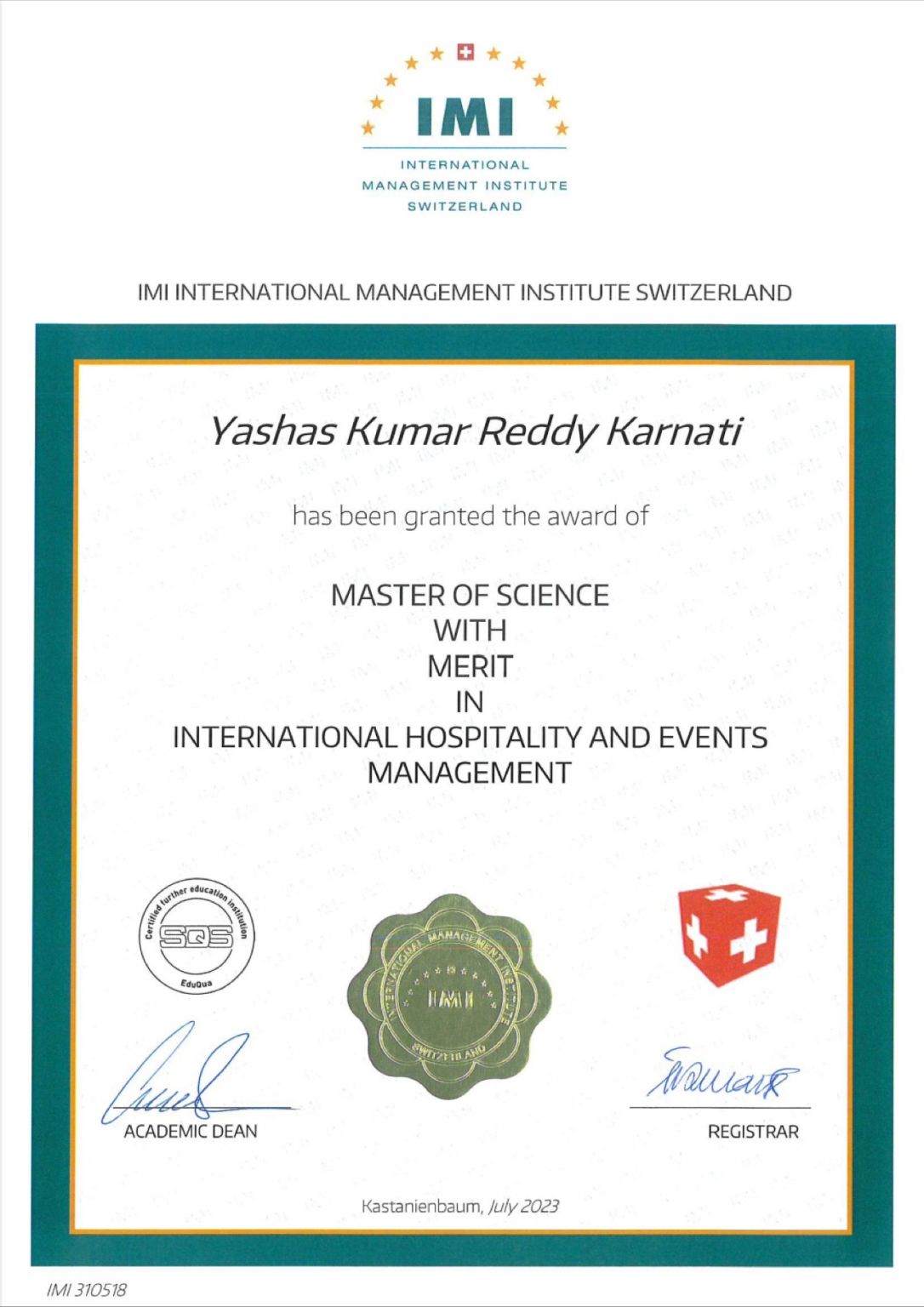 Yashas Kumar Reddy Karnati on LinkedIn: Mastered IT! 👨🏻🎓 Yashas Kumar Reddy Karnati on LinkedIn: Mastered IT! 👨🏻🎓