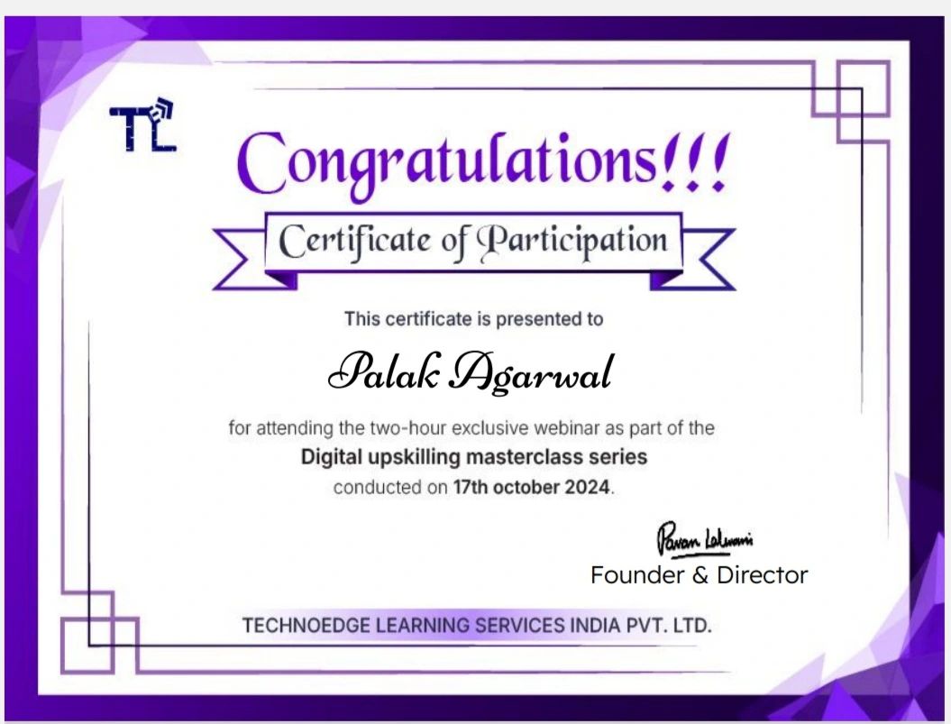 CA PALAK AGARWAL on LinkedIn: #learningeachday #growingeachday CA PALAK AGARWAL on LinkedIn: #learningeachday #growingeachday